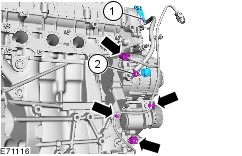 Engine Accessories Removal and Installation - 20L Duratec-HE (MI4)